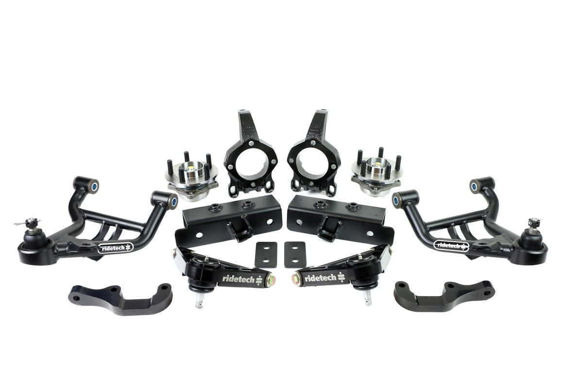 Foxbody Mustang SLA Front Suspension System by RideTech - STOCK K-Memb ...