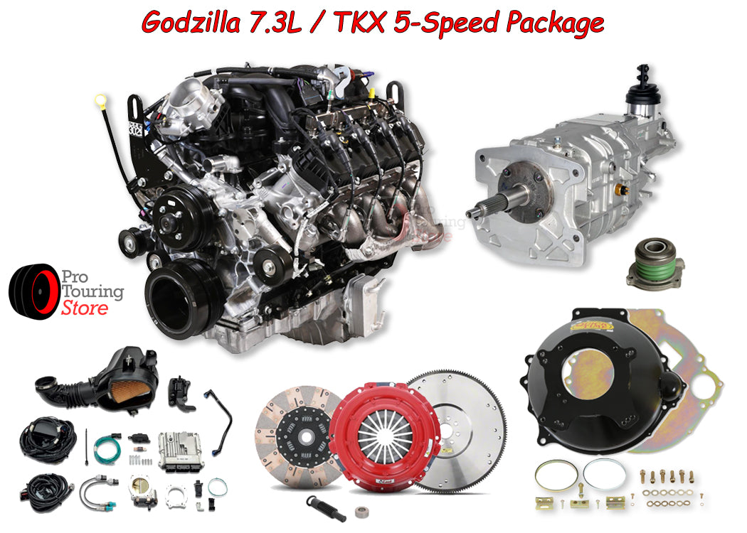 Ford Godzilla 7.3L & Tremec TKX 5-Speed Engine & Transmission Package ...