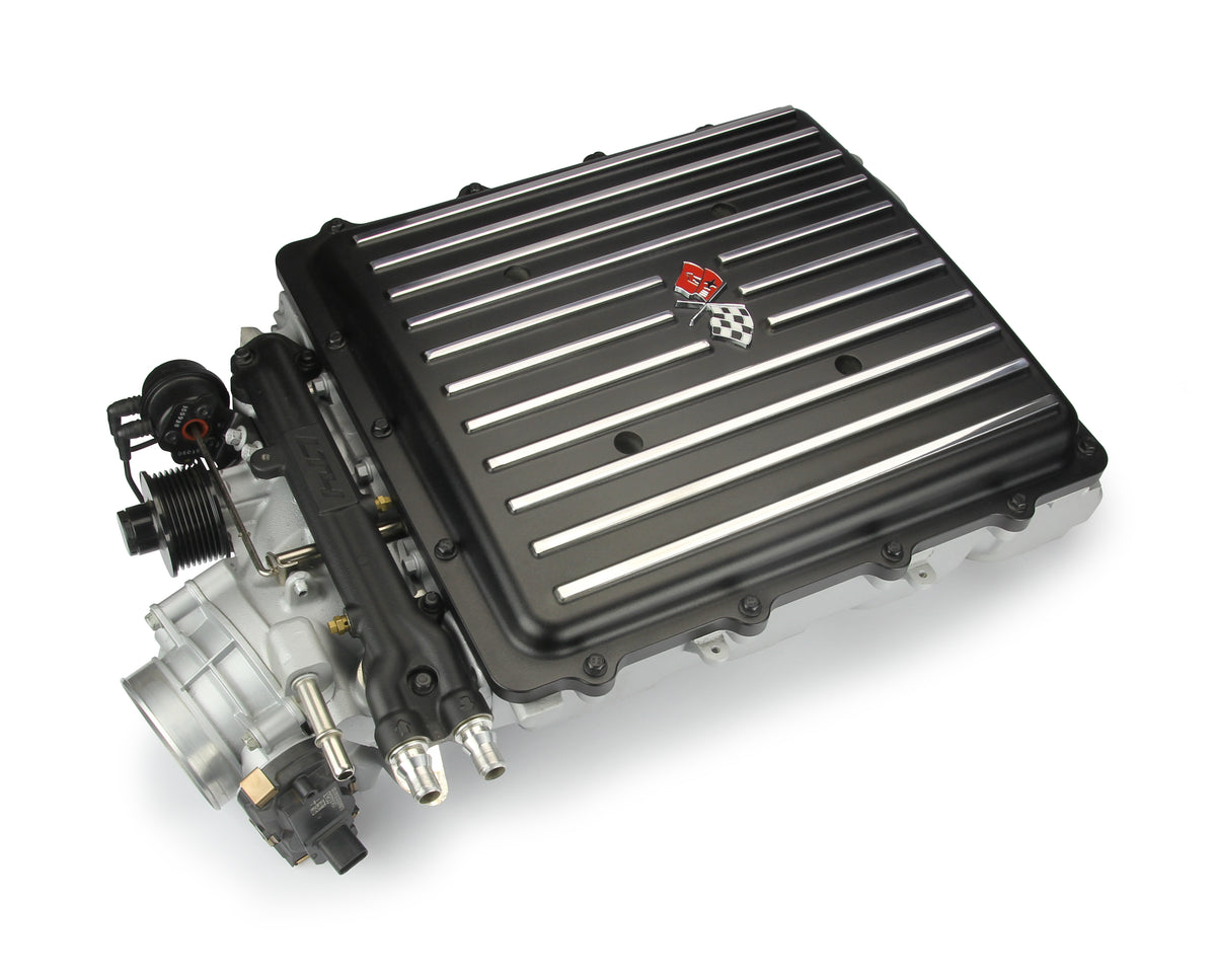 Finned Billet LT4 Supercharger Lid - Cover - Aluminum - Corvette Camar ...