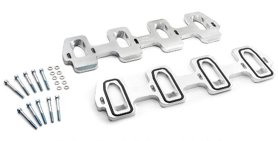 LS3 Rectangle Port Intake to LS1 Cathedral Port Head Adapters - Billet ...