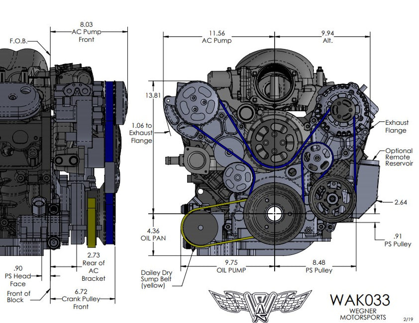 Billet Accessory Drive LS1 LS2 LS3 LS6 LSX - Serpentine – Pro Touring Store